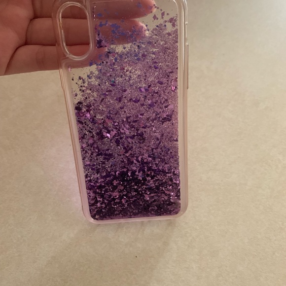 Accessories | Iphone X Purple Waterfall Case | Poshmark
